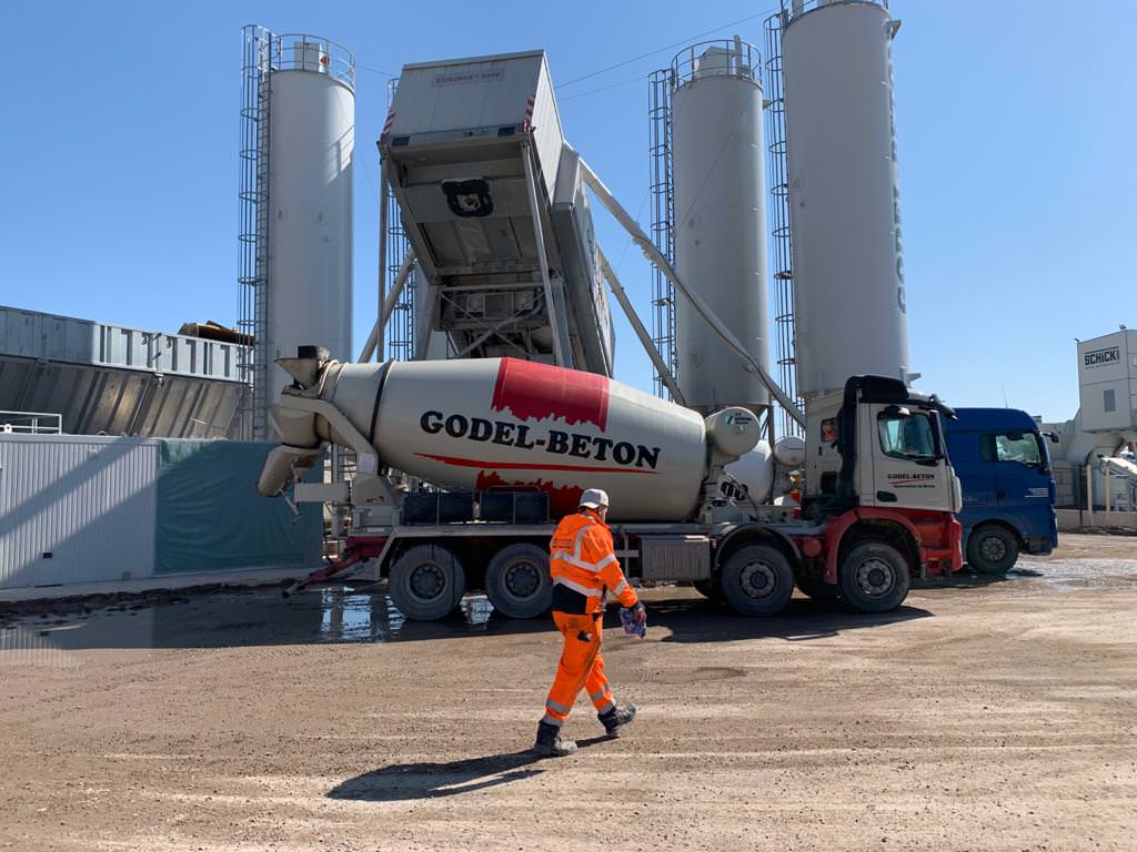 Terminal 3, Frankfurter Flughafen – Godel-Beton